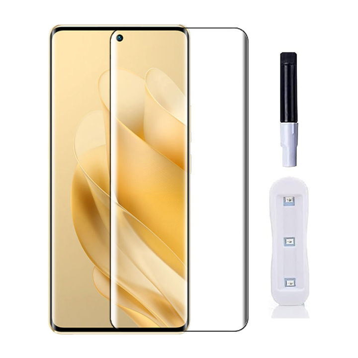Infinix Zero 30 4G Full UV Tempered Glass Full Glue Edge To Edge For ...