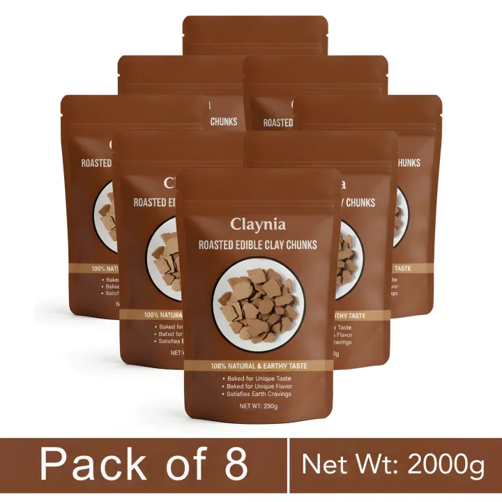 Claynia Roasted Edible Multani Mitti Chora 2000gm – Soft & Crunchy ...