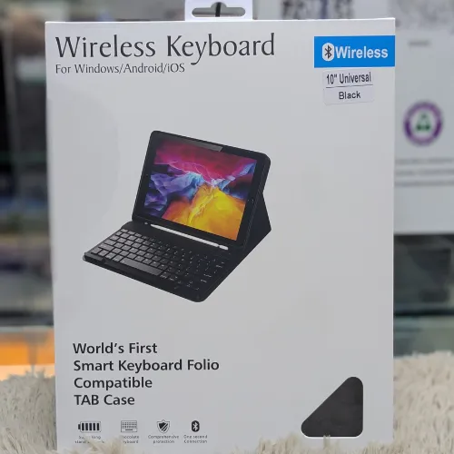 Wireless Keyboard with Pouch Ultra-Thin Bluetooth Wireless Keyboard ...