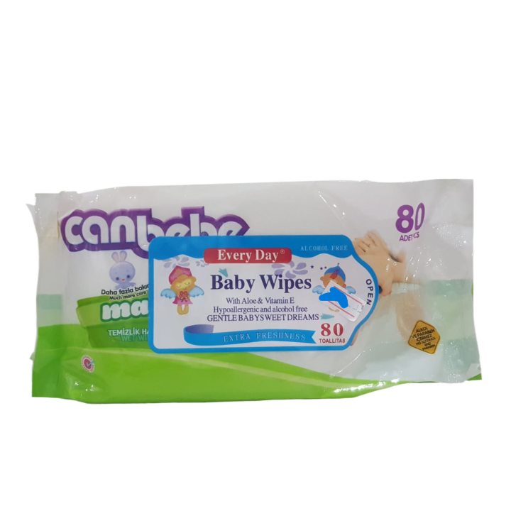 Canbebe 80 wipes, Baby wipes, sanitizing wipes, hygienic protections ...