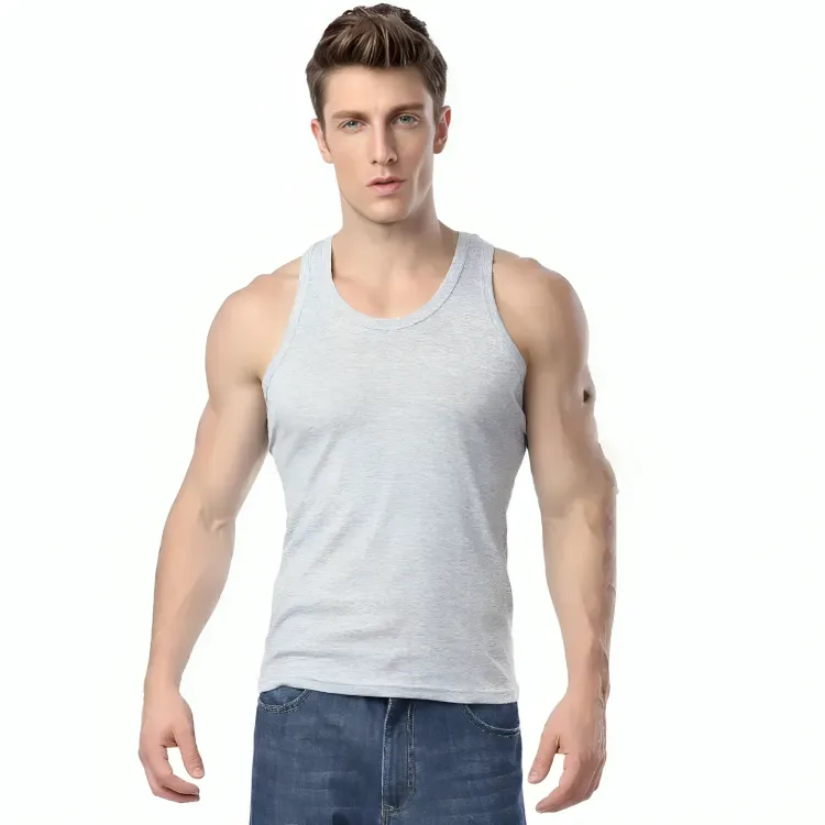 Pack of 1 and 3 Imported Cotton Vest for Men, Sleeveless Tank Top for ...