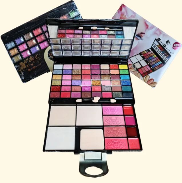 All-in-One Makeup Kit | Professional Multi-Layer Cosmetic Palette with ...
