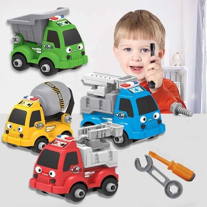 Children Educational City Disassembly Toy Diy Truck Assemble Toy Take ...