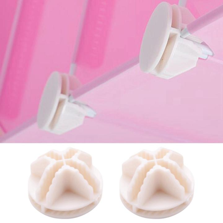 Wire Square Plastic Connectors for Modular Organizer Closet and Wire ...