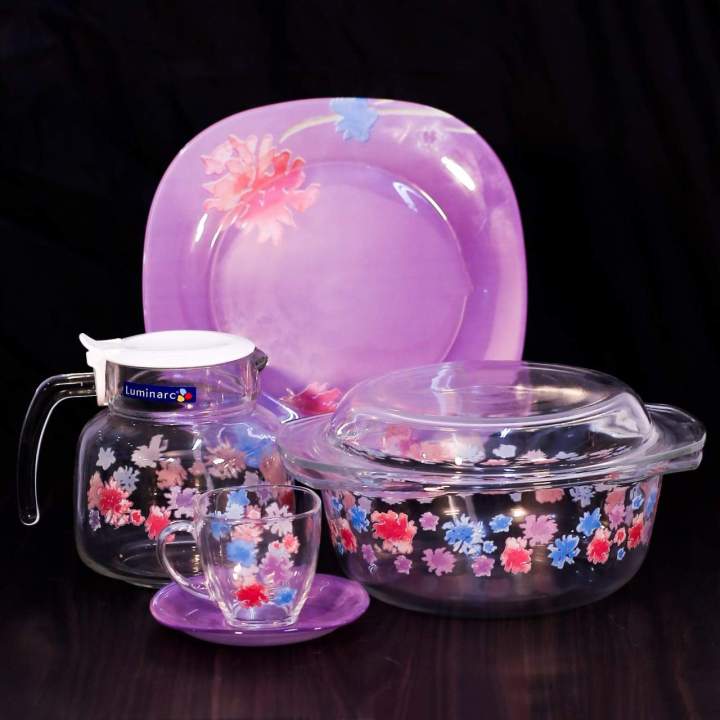 DINNER SET LUMINARC 71PC N1294 BASIC-AFP-000121847 | Daraz.pk