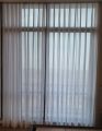 White Sheer Chiffon Curtains for Bedroom – Privacy Curtain for Window ...