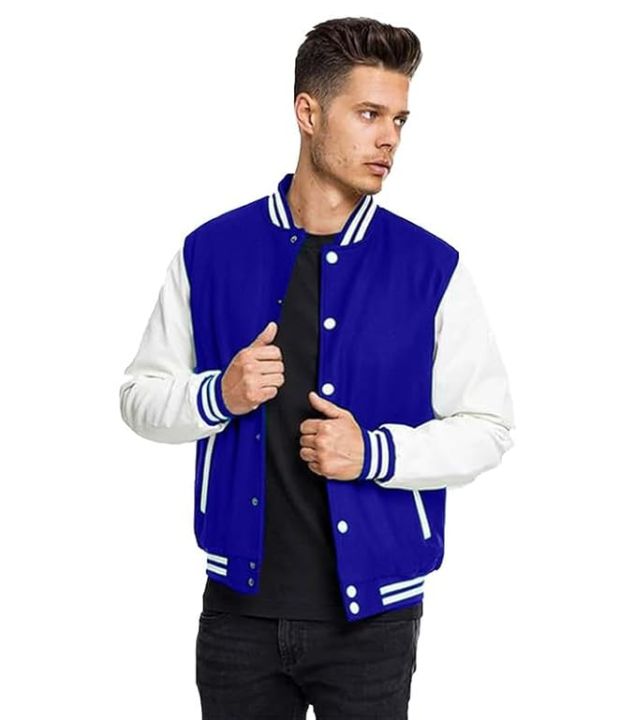 Unique Venue - Royal Blue - Stylish High-Quality Baseball Coat ...