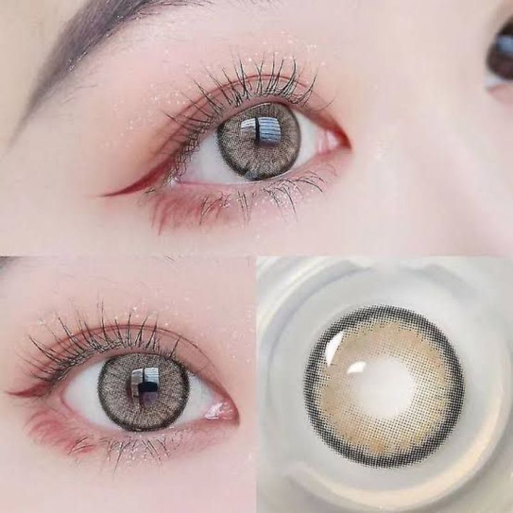 Eye contact lense eye care lense party wear lense in brown shades ...