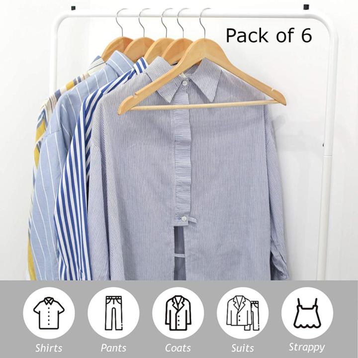 Wooden Hangers, Unique Ring Design, Clothes Hanger for Pants and ...