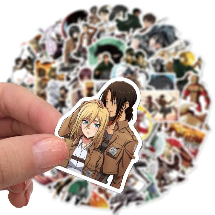 10/30/50pcs Attack on Titan Sticker Animal Stickers Character Laptop ...