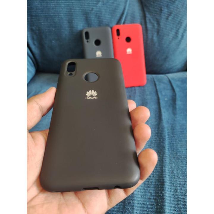 Huawei P Smart 2019 Liquid Silicone Case Silky Soft-Touch Finish Back ...