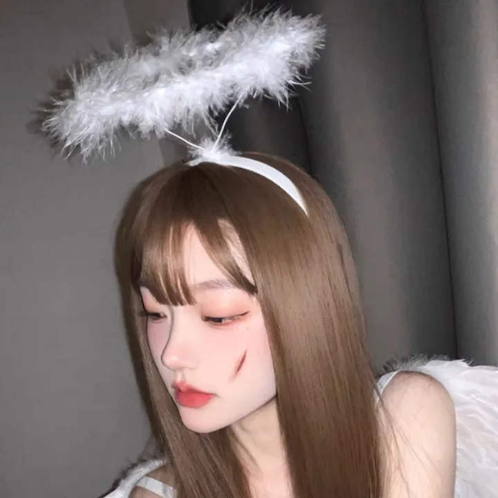 Christmas Performances Party Favor Feather Angel Headband Cosplay ...