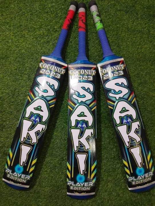 SAKI Player edition coconut bat 2024 tape ball cricket Bat | Daraz.pk