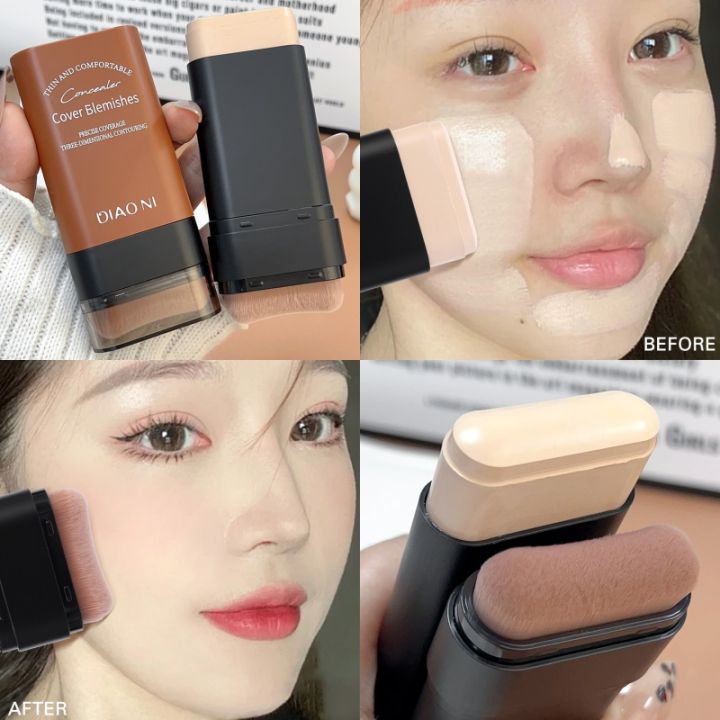 5-color Eraser Foundation Stick BB Cream Air Cushion Concealer Oil ...