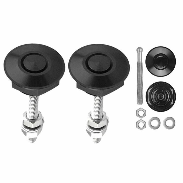 2 PCS Push Button Quick Release Hood Bonnet Pins Lock Clip Car Bumper ... 2 PCS Push Button Quick Release Hood Bonnet Pins Lock Clip Car Bumper ...