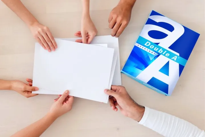 Double A Paper 80 Gsm A4 Size Ream (500 Sheet) (AA) Premium Quality ...