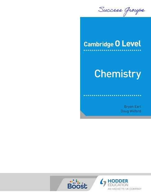 Cambridge O Level Chemistry | Daraz.pk