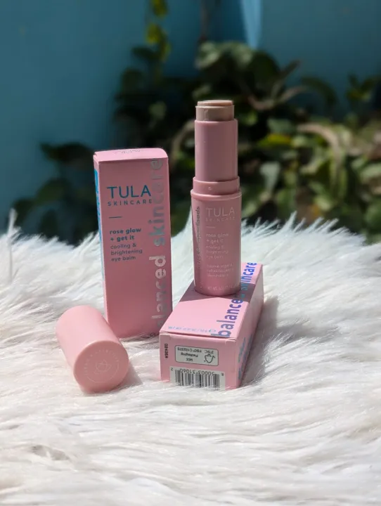 TULA Skincare Rose Glow + Get It Eye Balm – Cooling & Brightening Under ...