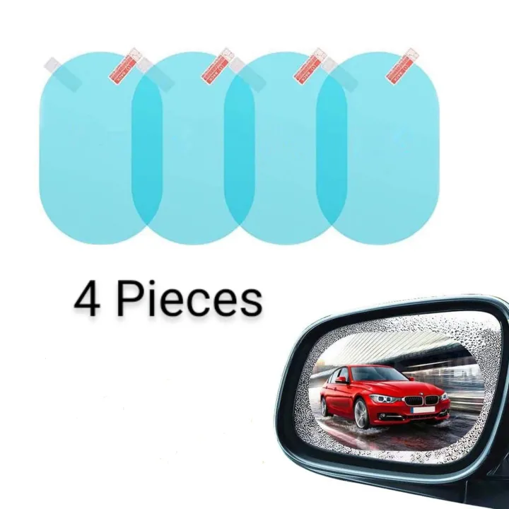 2 Pieces Car Side Mirrors Anti Fog Film 100mm x 150mm Size, Car Rear ...