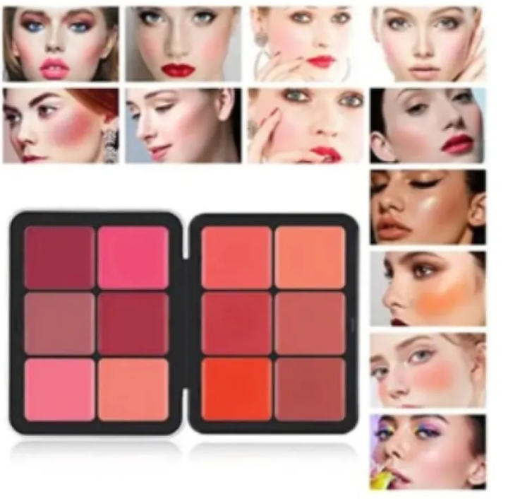 12 Color Ultra HD Creamy Blush On Concealer Palette Kit Matte Invisible ...