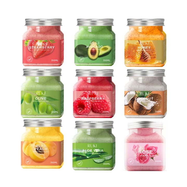 Hoor beauty Fruit & Natural Body and Face Scrub – 350ml | Daraz.pk