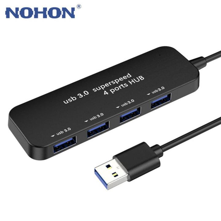 Nohon Hub Usb 3.0 4 Ports Superspeed Splitter Connect For Mouse U Disk Keyboard Pc Computer ...