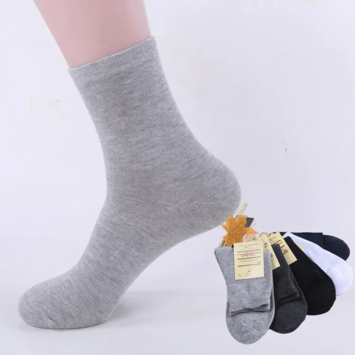 Socks autumn winter breathable sweat absorbing cotton for sports and ...