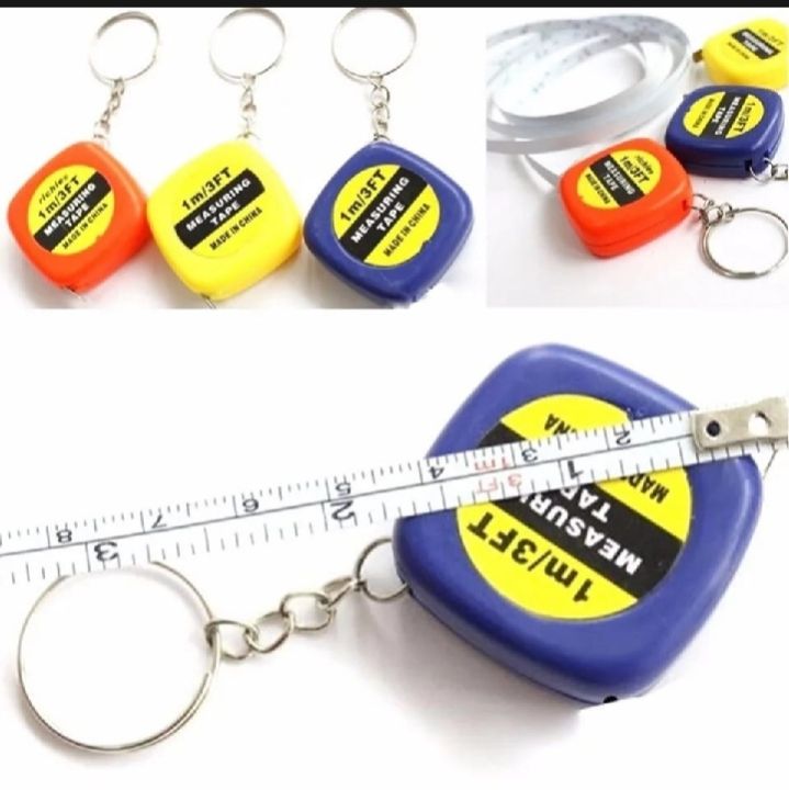 Measuring Tape Keychain 3 Feet Length 36 Inches 1Meter Tape Keychain ...