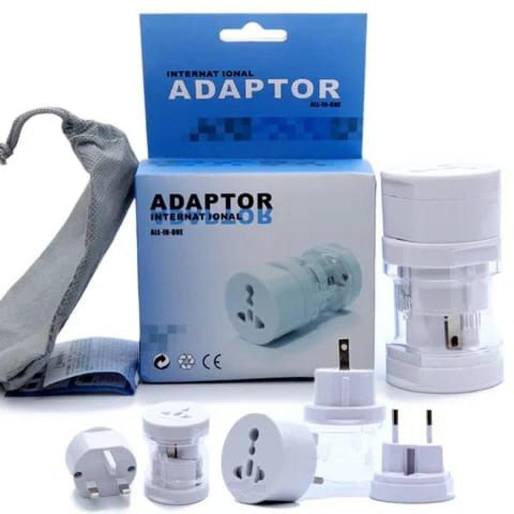 Universal Portable Travel Plug Adapter US UK AU EU 4 in 1 Multi ...