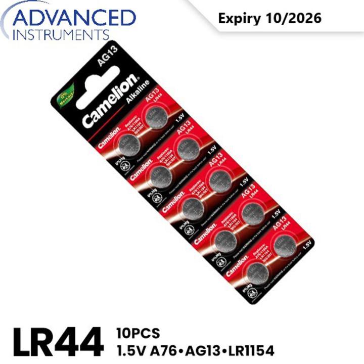 10 x CAMELION 1.5V AG13 LR44 ALKALINE Batteries BUTTON CELLS FOR ...