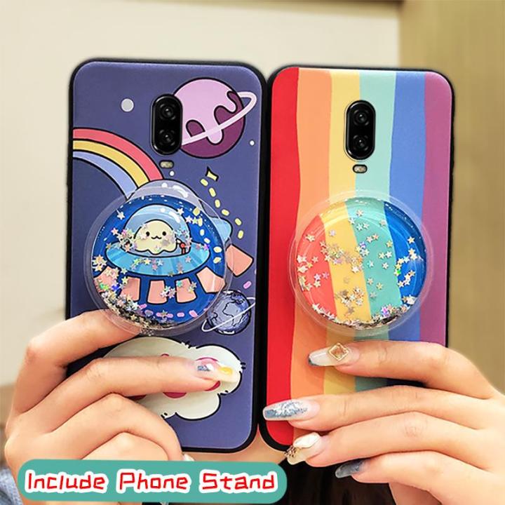 Anti-knock protective Phone Case For OnePlus 6T TPU cute Cartoon ...