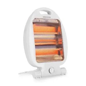 Electric Room Heater 400W / 800W - 2 Halogen Heating Rods with Safety ...