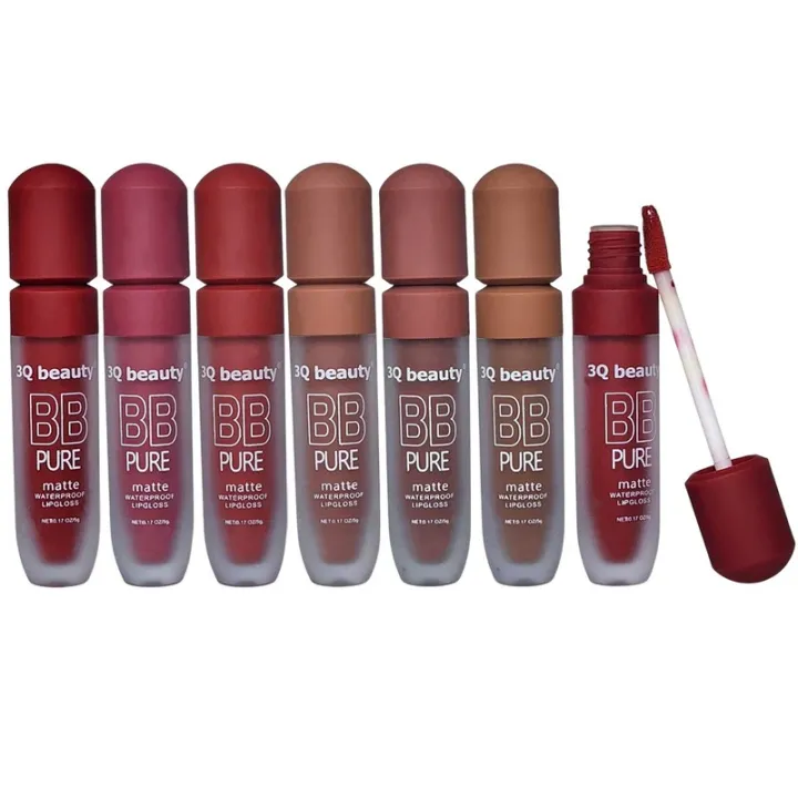 3Q Beauty BB Pure Matte Waterproof Lip Gloss multi colur | Daraz.pk