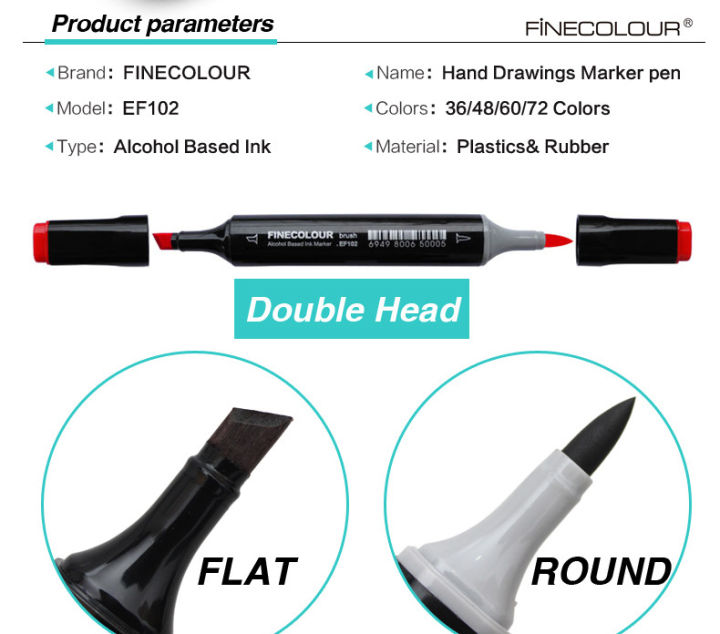 Set of double sided Sketch Markers Dual tip Sketching Markers Copic ...