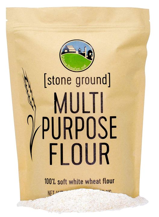 Soft White Whole Wheat Flour • All Purpose Flour • Non-GMO • 3 Pounds ...