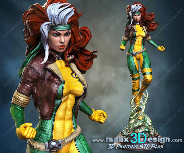 Rogue Action Figure Statue Hand Painted Custom Made | Daraz.pk