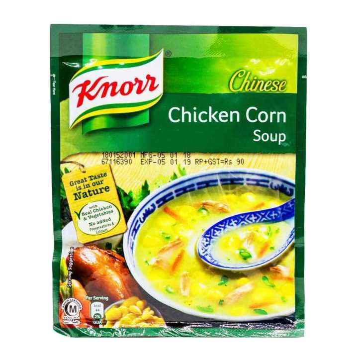 Knorr Chinese Chicken Corn Soup 43 gm , Pack of 3 | Daraz.pk