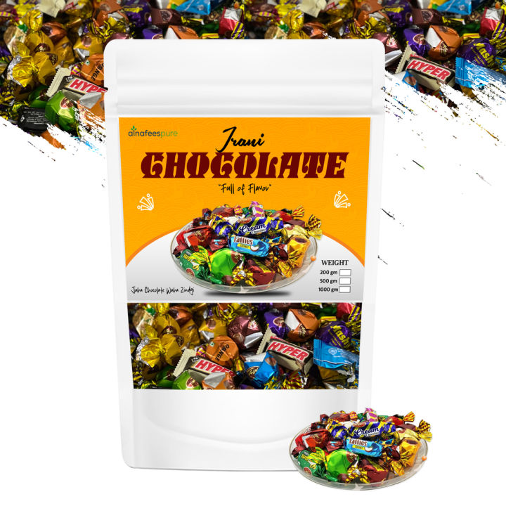 AlnafeesPure Irani Chocolate Mix | Assorted Soft & Hard Candies | Full ...