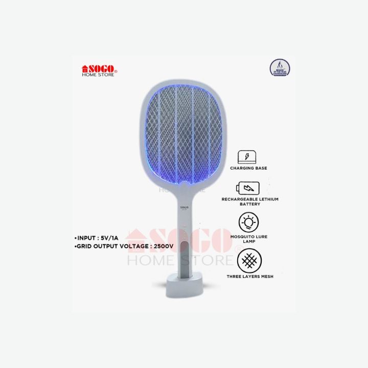 Sogo 2 In 1 Rechargeable Mosquito Killer Racket (JPN-399) | Daraz.pk