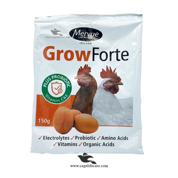 Grow Forte – Water-Soluble Growth Booster for Poultry, Birds ...