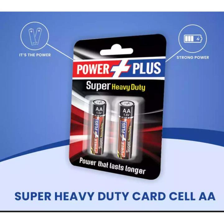 Power plus AA battery cell 2 pcs | Daraz.pk