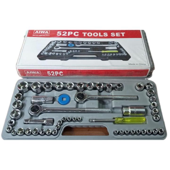 Aiwa 52 Pcs Tools & Socket Set | Daraz.pk