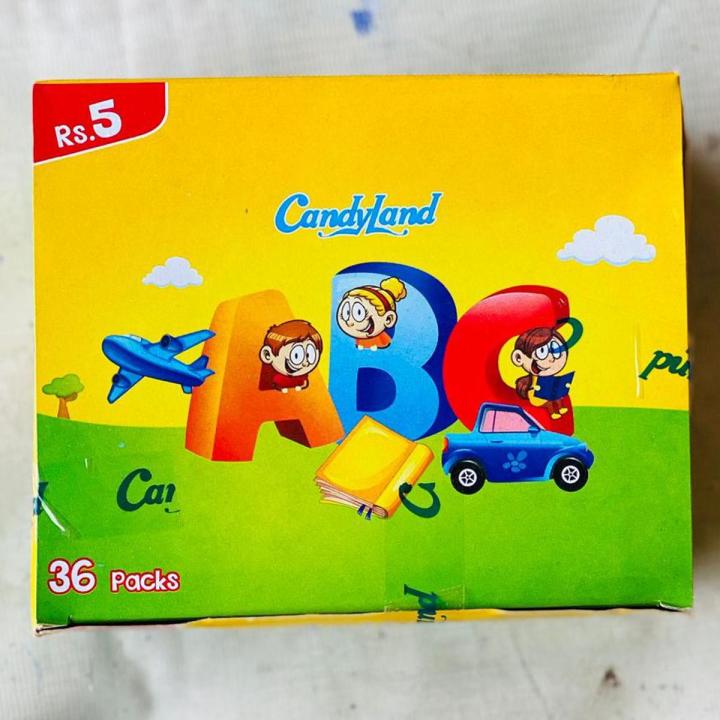 CandyLand ABC Jelly (Box of Rs.5 x 36 Packs) | Daraz.pk