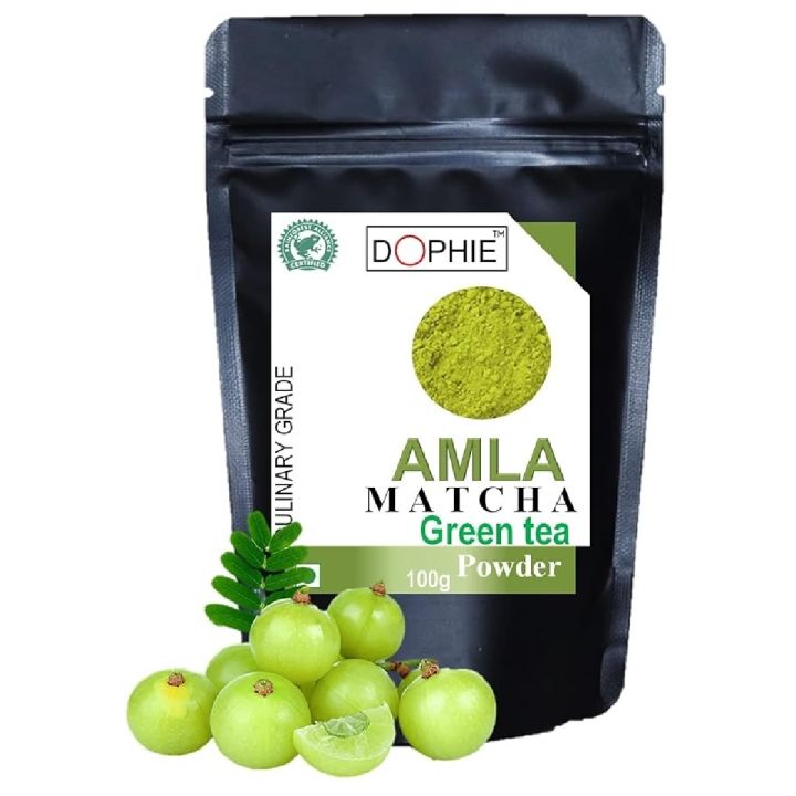 Matcha Green Tea Powder with Amla Powder 100g | Daraz.pk