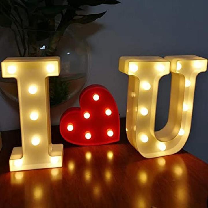 LED Alphabet Led letters Light Up Marquee Letters for Night Light ...