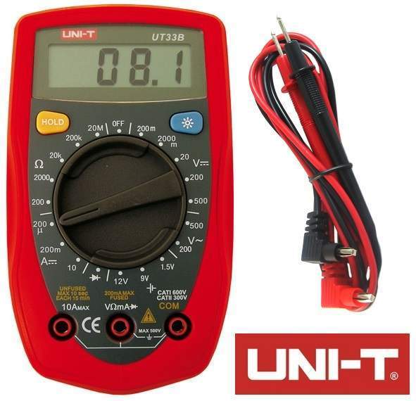 UT33B Multimeter PALM SIZE DIGITAL MULTIMETER UT33B | Daraz.pk