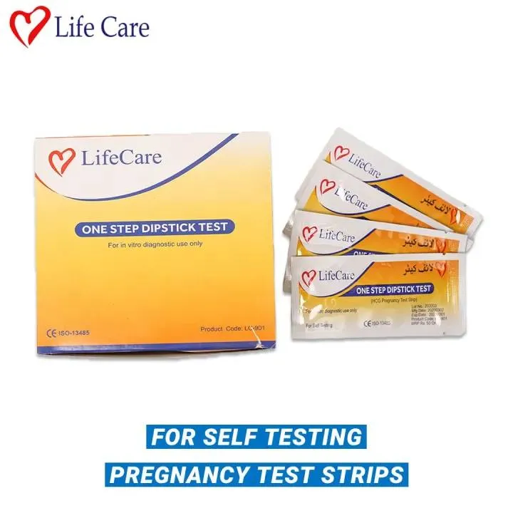 Lifecare Pack Of 5 Pregnancy Test Strips - Simple & Accurate One-Step ...