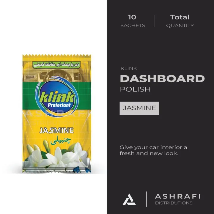 Klink Sachet Protectant Luster Dashboard Polish Cleaner and Wax Polish ...