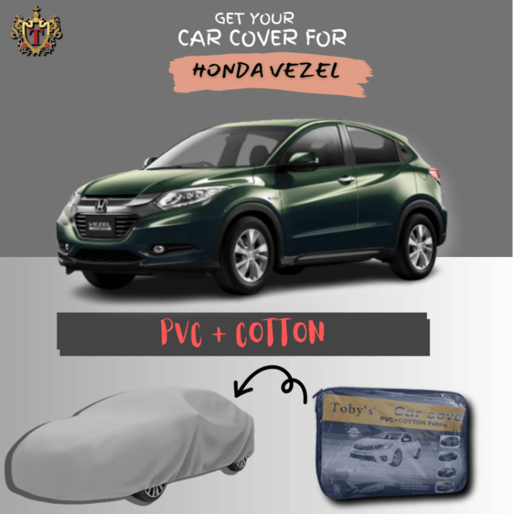 TOBY'S - Car Top Cover For Honda Vezel - PVC & Cotton Material | Daraz.pk