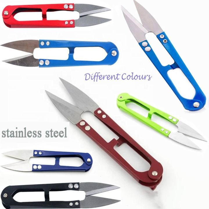 U Shaped Tailor's Thread Cutter Clipper Mini Scissors Hand Trimming ...